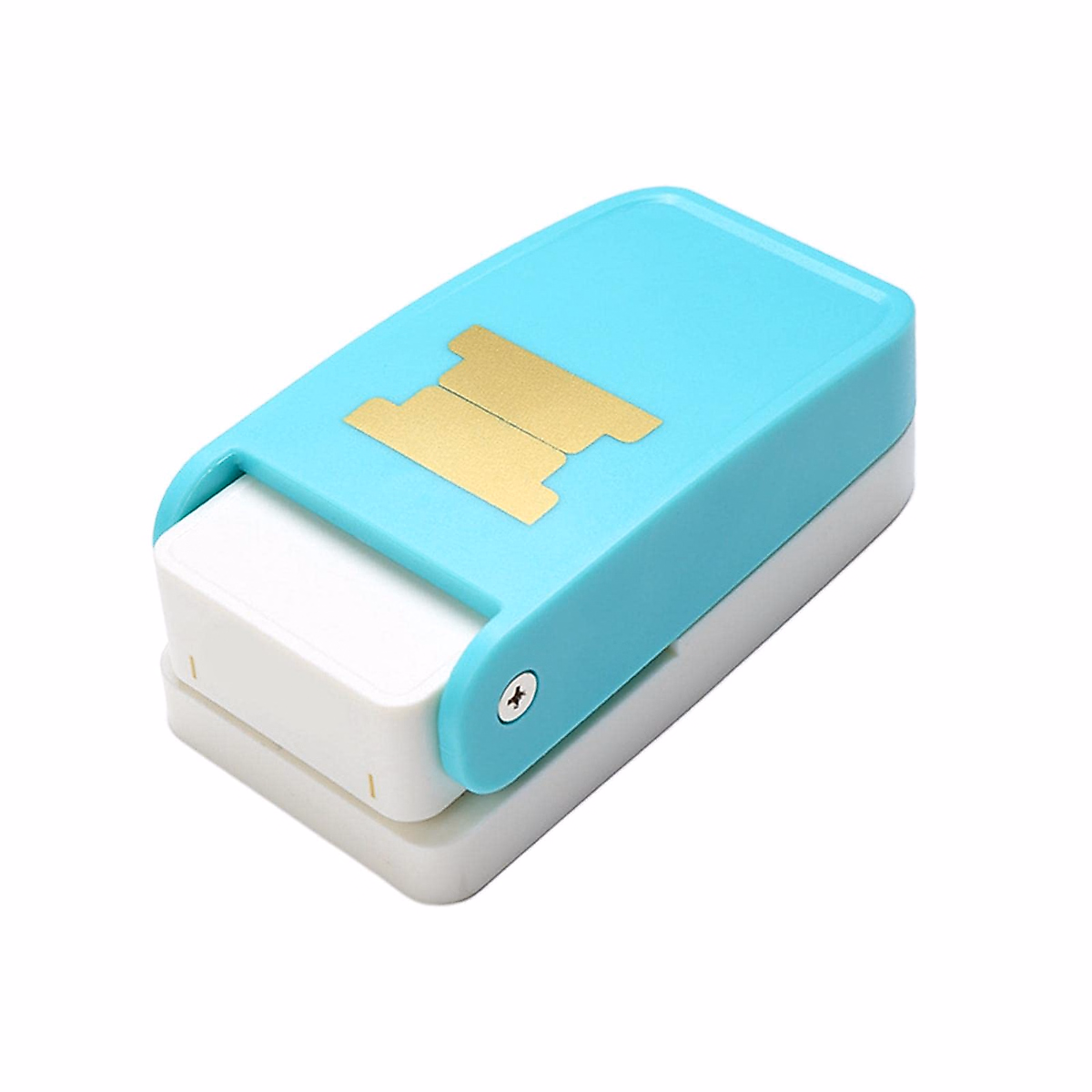 Gazechimp Loose Leaf Separator Label Punch Tab Punch Self Made Index Label Hole Punch Folder Punch Paper Craft for Card Making Projects Office Notepad