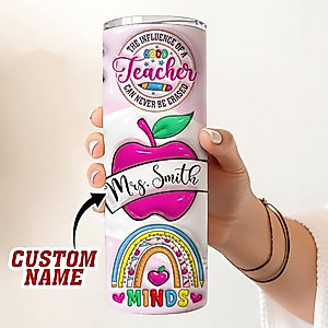Teacher Gifts Chaos Coordinator 3D Inflated Effect Printed Tumbler Teacher Thank You Appreciation Gifts Best Teachers Gift Custom Coffee Cup for Men Women Teachers Day Mothers Day Back To School