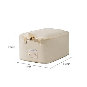 Multipurpose Storage Bag - Damp-Proof D-ir-ty Laundry Bag for Quilts, Blankets, Luggage Suitcase, Clothes, Comforters, Furniture, Washable, Folding, Breathable, Sturdy (A)