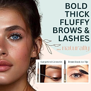 Castor Oil Organic (2oz) + FREE Filled Mascara Tube USDA Certified, 100% Pure, Cold Pressed, Hexane Free by Live Fraiche. Hair Growth Oil for Eyelashes, Eyebrows, Lash Growth Serum. Brow Treatment