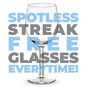 Trendy Bartender Toast to Perfection Microfiber Glass Polishing Lint-Free Cloth for Spotless Shine and a Residue-Free Finish - Pack of 2-25x20 inch - Grey