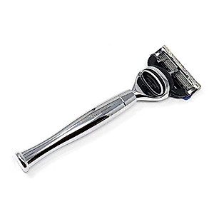 Edwin Jagger Diffusion 72 Series - Handle Compatible With A Gillette Fusion Proglide Razor, Chrome Plated