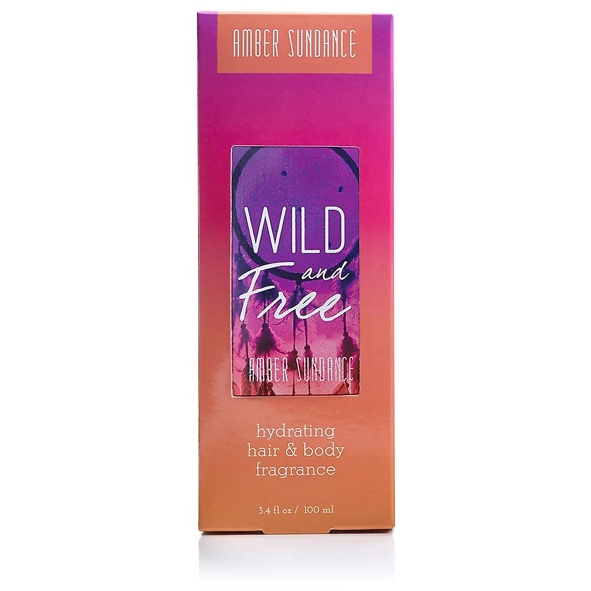 Tru Western Wild and Free Amber Sundance Women's Hydrating Hair and Body Fragrance, 3.4 fl oz (100 ml) - Notes of Citrus, Coconut Creme, Gardenia, Sandalwood, Amber