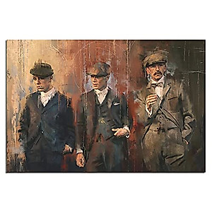 Peaky Blinders Poster Tommy Shelby Bedroom Canvas Art Print Art Wall Decor And Home Decor 16x24inchs(40x60cm)
