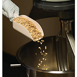 Vikan Remco 63005 Color-Coded Plastic Hand Scoop - BPA-Free Food-Safe Kitchen Utensils, Restaurant and Food Service Supplies, 16 oz, White