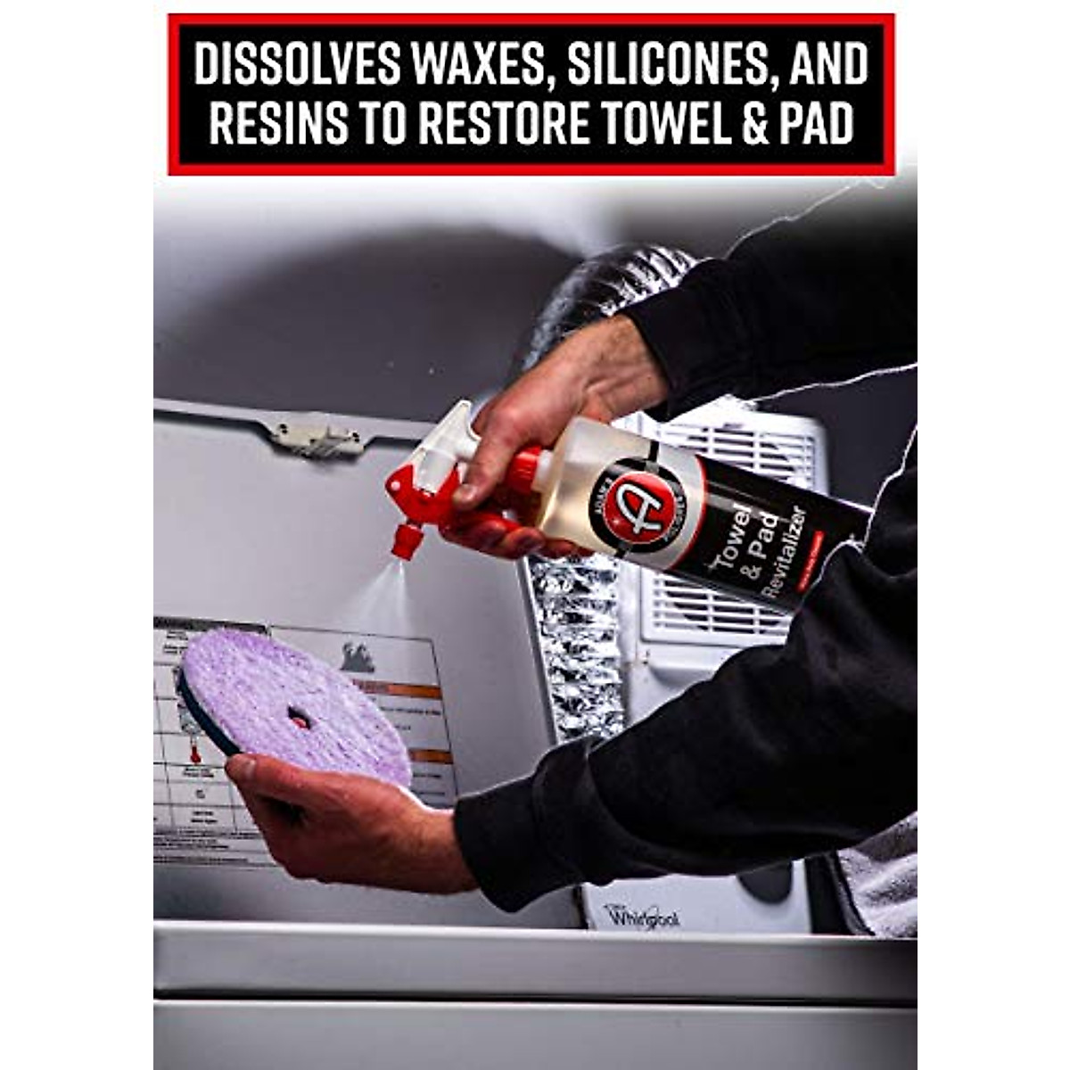 Adam's Microfiber Towel & Pad Cleaner - Keep Your Detailing Cloths, Applicators, & Pads Bright and Soft to Ensure a Scratch Free Surface - Tough on Grime, Gentle on Microfiber & Pads (Gallon)