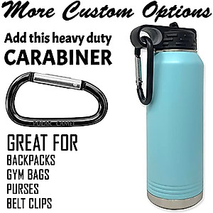 LaserGram 40oz Double Wall Flip Top Water Bottle With Straw, Softball Player Woman, Personalized Engraving Included (Black)