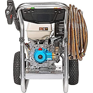 Simpson Cleaning ALH4240 Aluminum Series 4200 PSI Gas Pressure Washer, 4.0 GPM, HONDA GX390 Engine, Includes Spray Gun and Extension Wand, 5 QC Nozzle Tips, 3/8-inch x 50-foot Monster Hose, (49 State)
