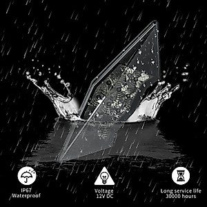 SAUTVS LED Tail Light for Can-Am Outlander 400 500 650 800 08-23, Smoked Black LED Taillight Rear Brake Stop Lamp for Can Am Outlander 400 500 650 800 2008-2023 Accessories (1PCS, Replace #710001203)