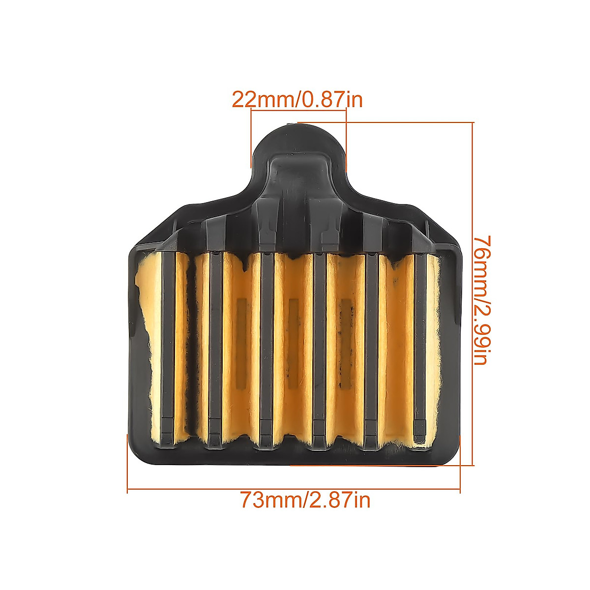 Mtanlo 3Pc Air Filter 575296301 Fit For Craftsman 358.350980 358.350981 358.350982 Chainsaw, Air Filter Assy.