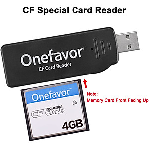 Onefavor CF Card Reader, Compact Flash Memory Card Reader, CompactFlash Cards USB Reader/Writer