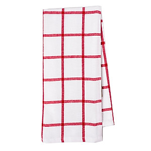 KAF Home Pantry Rooster Kitchen Dish Towel Set of 4, 100-Percent Cotton, 18 x 28-inch