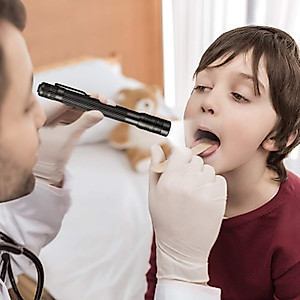 infray LED Rechargeable Pen Flashlight, Pocket-Sized Penlight with Super Bright CREE LED, Adjustable Focus, IPX5 Water-Resistant, NiMH Battery Included, 2 Modes (High/Low)