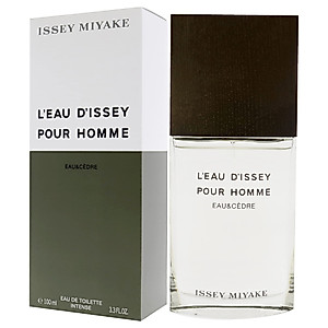 Issey Miyake Leau Dissey Eau and Cedre EDT Intense Spray Men 3.3 oz