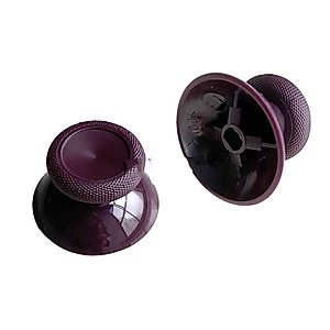 3D Analog Thumb Sticks Grip Joystick Cap ThumbSticks for Xbox One X S Controller (Wine Red)