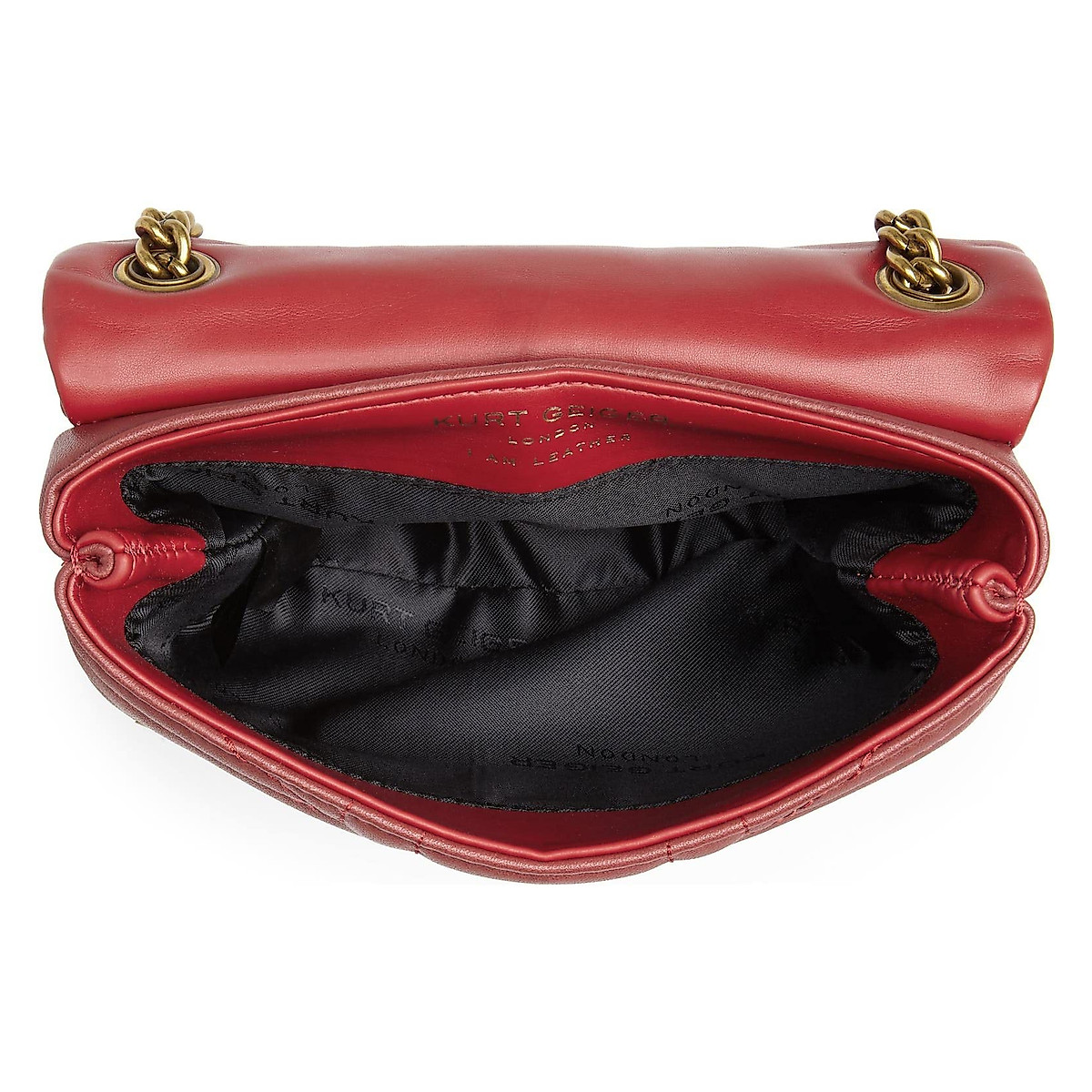 Kurt Geiger London Leather Mini Kensington Union Jack Shoulder Bag (leather)