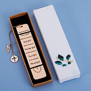 Baptism Confirmation Gift for Baby Kids Adult Bible Verse Bookmark for Women Men Friends Inspirational Christian Gifts Religious Gift for Girls Boys Faith Gifts Happy Moments Praise God