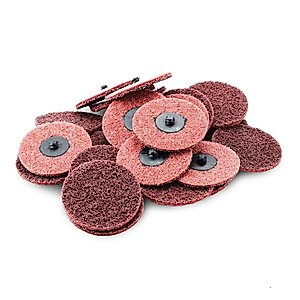 BHA Surface Conditioning Quick Change Discs, 3" Red (Medium) Prep Pad - 25 Pack