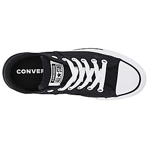 Converse Women's Chuck Taylor All Star Madison Low Top Sneaker, Black/White/Black, 8.5 M US