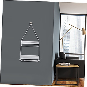 RORPOIR 1pc Bathroom Storage Hanging Basket Soap Basket Shower Hanging Shelf Baskets for Shelves Cosmetic Containers Sundries Basket Decorative Basket Travel Storage Basket Cosmetics Pp