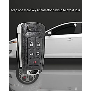 Key Fob Keyless Entry Remote Replacement for Chevy Malibu Cruze Sonic Camaro Equinox Impala GMC Terrain Buick Lacrosse Regal Verano Encore and Other Vehicles That Use FCC: OHT01060512