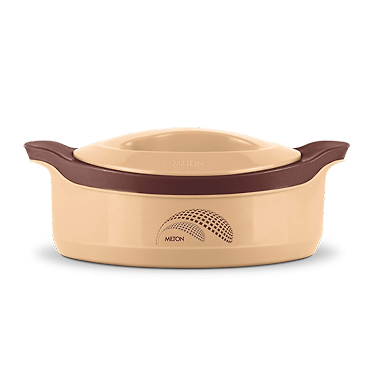 Milton New Marvel 2500 Inner Steel Casserole, 2360 ml | 80 oz | 1.4 qt. Thermal Serving Bowl, Keeps Food Hot & Cold, Insulated Hot Pot Food Warmer/Cooler, BPA Free, Easy To Carry | Brown