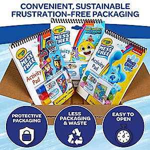 Crayola Nickelodeon Color Wonder Bundle (3 Pack), Mess Free Activity Pads & Markers, Gifts For Toddlers, Easter Basket Stuffers, Ages 3+