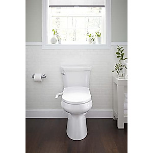 KOHLER 4467-0 Wellworth 1.28 gpf Toilet Tank with Left-Hand Trip Lever, One Size, White