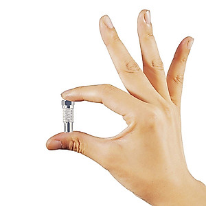 VCE 2 Pack Atari Adapter, Phono RCA Female to F Type Male RF Connector Coaxial Adapter for Atari 2600/7800 Sega/Coleco/Commodore Game System