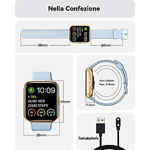 ENOMIR Smart Watch for Men Women(Answer/Make Call), Alexa Built-in,Fitness Watch with Heart Rate SpO2 Sleep Monitor 100 Sports 5ATM Waterproof Activity Trackers and Smartwatches for iOS&Android Phones