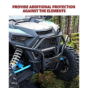 A & UTV PRO Front Low Profile Bumper for 2019-2023 Polaris RZR 1000 XP/XP 4/ XP Turbo/Trail, Heavy Duty Steel Tube Desert Brush Guard UV Resistant Protector Accessories, Replace OEM # 2884019-458