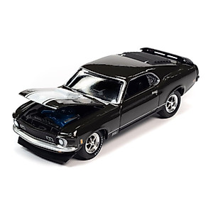 Johnny Lightning JLMC029 Muscle Car VER A 1970 Car Mustang Mach 1 Green