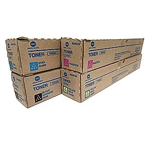 Genuine Konica Minolta Brand CMYK Toner Cartridges Set TN328 !