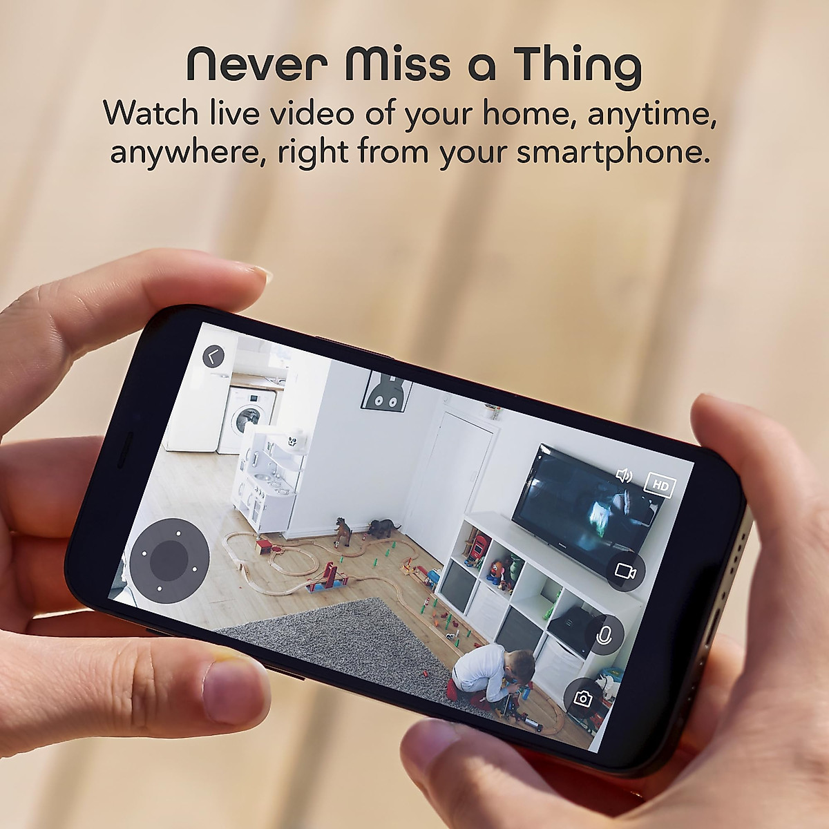 Geeni Sentinel 1080p Wireless Indoor Surveillance Camera – Smart Motion Detection, Night Vision, and Two-Way Audio | Alexa & Google Assistant Compatible Security Camera