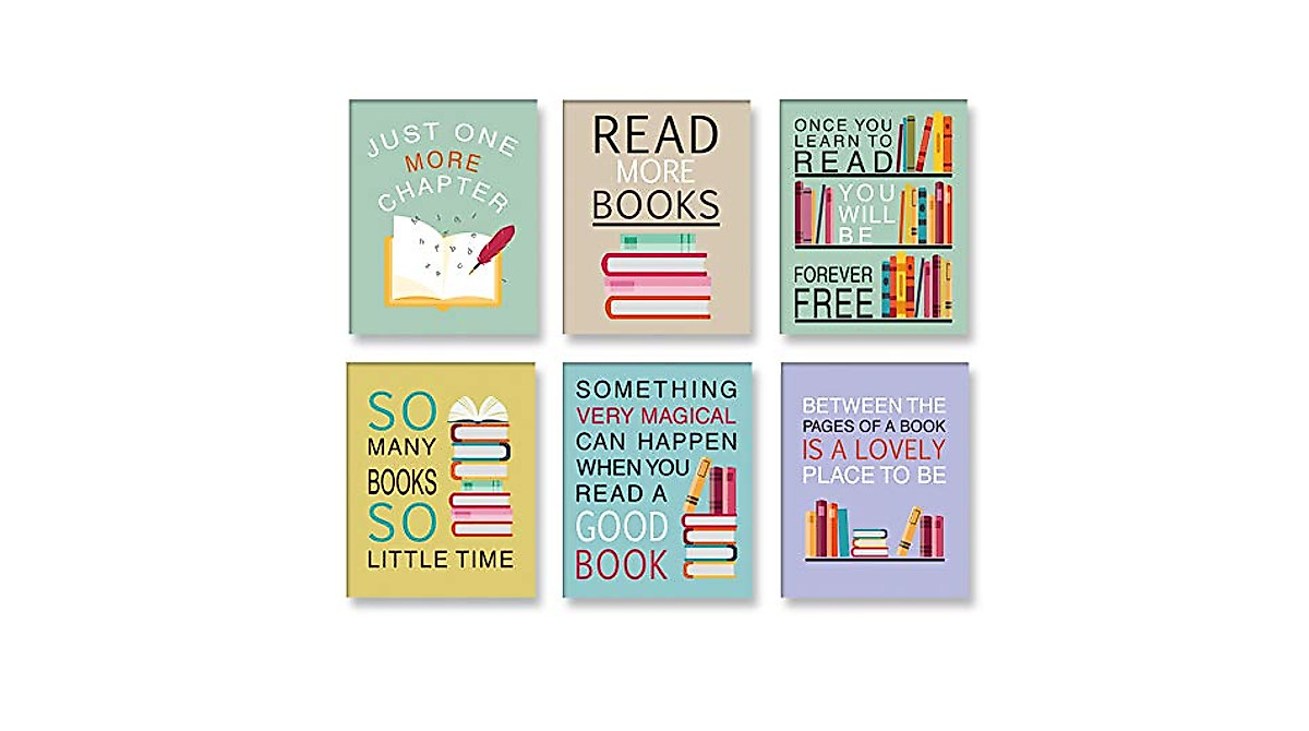 Colorful Watercolor Book Art Posters - Motivational Quotes for ...
