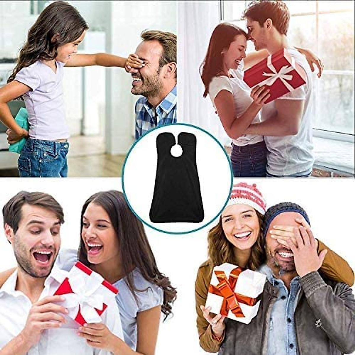 Beard Bib Beard Apron, Beard Hair Catcher for Men Shaving & Trimming Non-Stick Waterproof Beard Cape Grooming Cloth with 3 Suction Cups & A Box Birthday Gifts for Men Him Boyfriend