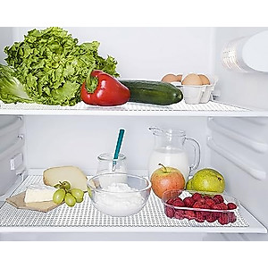 Shelf Drawer Liners for Kitchen Cabinets Non Adhesive 17.5 Inch Wide X 10 Ft Non Slip Waterproof Pantry Shelf Liner Cupboard Fridge Liners Mat Bathroom Drawer Protector Liner