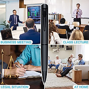 XISRU 64GB Spy Camera Hidden Camera Pen Full HD 1080P Mini Spy Pen Camera,Nanny Cam Hidden Camera, Small Hidden Camera with Motion Detection,Small Spy Camera,Secret Camera [2023 Version]