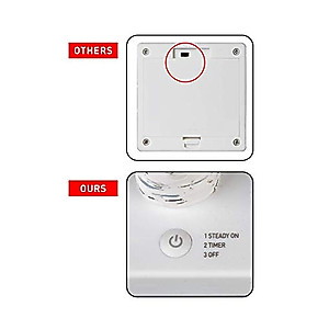 EAMBRITE Lighted Birch Tree for Easter Day Decor, Set of 2 Easter Tree Indoor, Battery Operated Artificial Tree with Lights, Christmas Easter Tree Decorations for Home (2FT / Warm White)