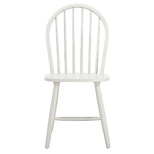Safavieh Home Camden Farmhouse Off-White Spindle Back Dining Chair, Set of 2