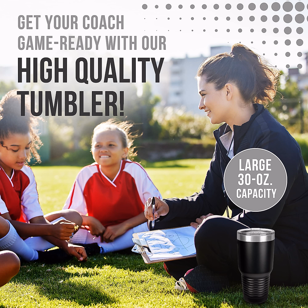 Personalized Volleyball Coach Tumbler Cup With Coach Name - Customized Volleyball Coach Gift - Custom Volleyball Coach Travel Mug - Red