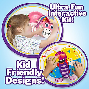 Creative Kids Make & Play Plate Craft Kit - Arts and Crafts Kit for Toddlers Ages 2, 3, 4, 5 Years Party Activity Kits for Toddler 3+