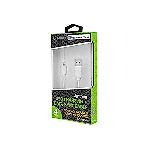 Cellet Lightning Cable, iPhone Charger Cord (Apple MFI Certified) Compatible for iPhone 14 Pro Max Plus 13 12 11 Xr, Xs X, SE, 8 7 6S 6 5 and iPad Pro Air Mini, iPod and All