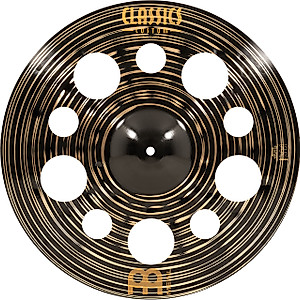 Meinl Cymbals Classics Custom Dark 18" Trash Crash Cymbal for Drum Set — Made in Germany — B12 Bronze, 2-Year Warranty (CC18DATRC)