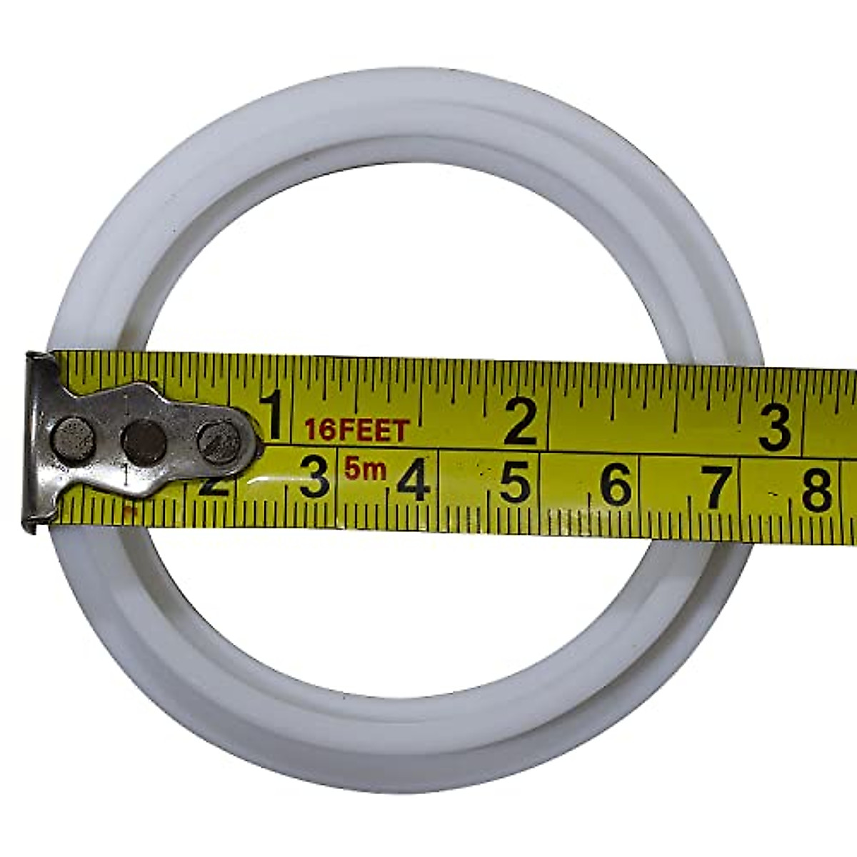 UCEDER 1pcs Spa Hot Tub Heater Split Nut Unions with Screw and 1 pcs Heater Gasket/O-Rings(Actual Size 3 Inch,Suitable for 2 Inch Heater Assemblies)