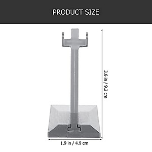 SAFIGLE Plastic Display Stand 2pcs Plastic Model Plane Display Stand Universal Aircraft Model Plane Stand No Airplane Model for Building Blocks Planes Random Color Aircraft Display Stand