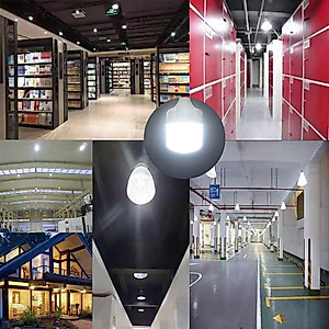 VELNEX High Watt LED Bulbs 250W-300W Equivalent, 35W bright White 6000K High Intensity Shop Light, 3675 Lumens LED Commercial for Garage,Area Light, Warehouse Backyard Office etc.(2 Pack)