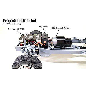 ARRIS WPL D12 1/10 RWD 2.4G Off Road RC Car Drift Climbing Truck Crawler with Brushed 260 Motor 1:10 Simulation RC Vehicles