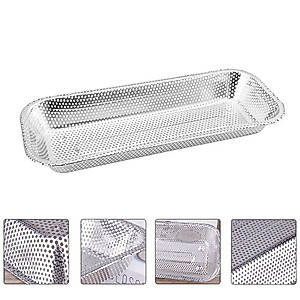 DOITOOL Dishwasher Cutlery Basket Dishwasher Silverware Basket Stainless Steel Cutlery Flatware Organizer Tray Spoon Fork Basket Kitchen Utensil Holder for Home Dishwasher Silverware Tray
