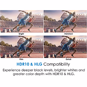 Optoma UHD30 True 4K UHD Gaming Projector | 16ms Response Time with Enhanced Gaming Mode | Lowest Input Lag on 4K Projector | 240Hz Refresh Rate | HDR10 & HLG